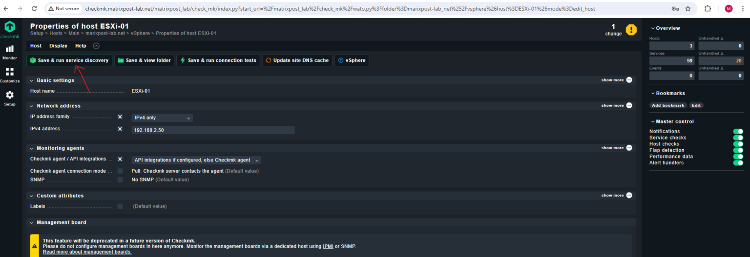 How to monitor VMware vSphere Environments in Checkmk - .matrixpost.net