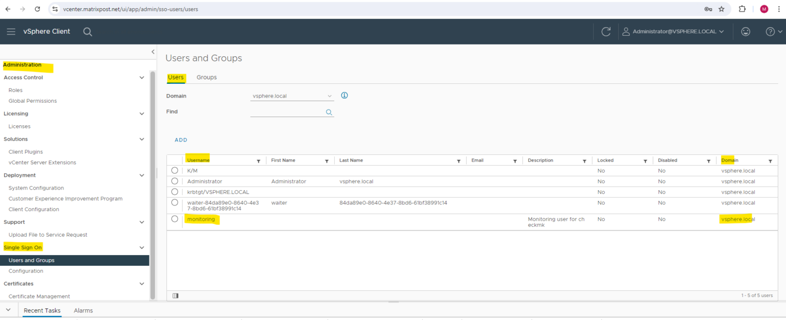 How to monitor VMware vSphere Environments in Checkmk - .matrixpost.net