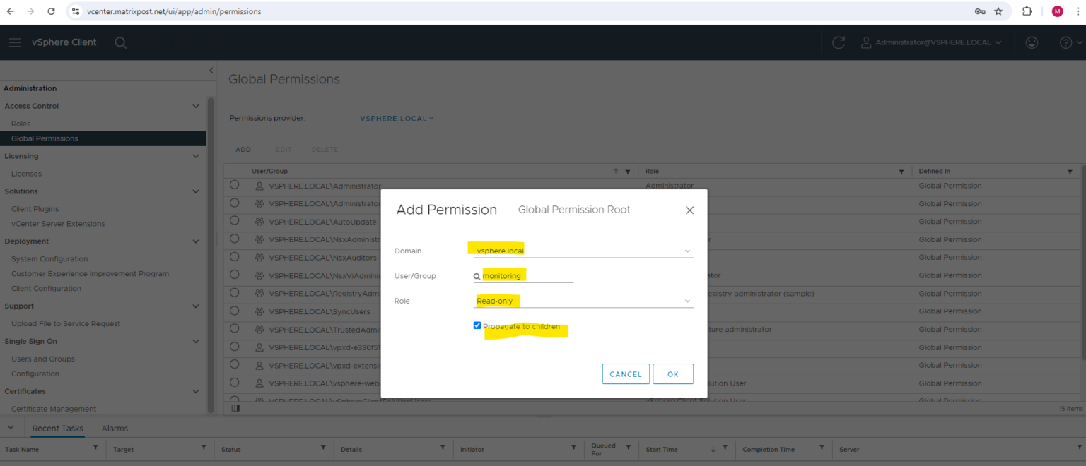 How to monitor VMware vSphere Environments in Checkmk - .matrixpost.net