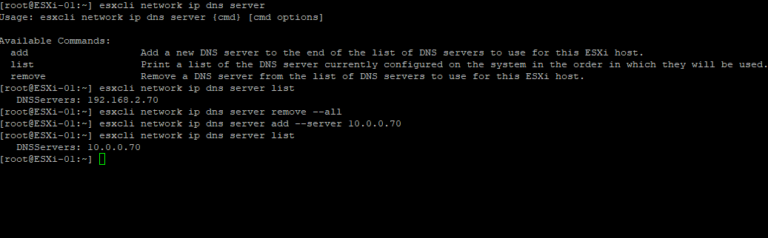 VMware ESXi/vCenter change /etc/hosts by using the ESXCLI - .matrixpost.net