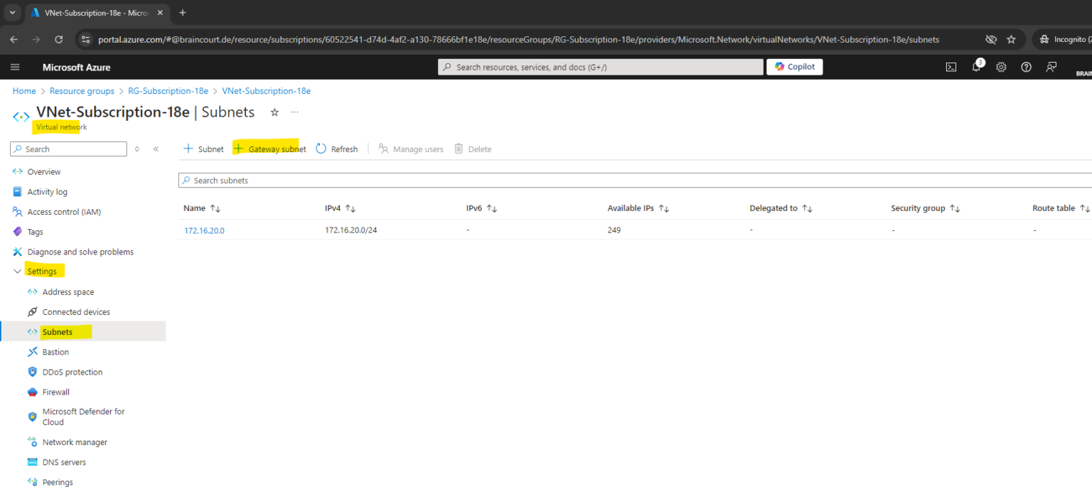 Set up an IPSec route-based Site-to-Site VPN Tunnel between Azure and ...