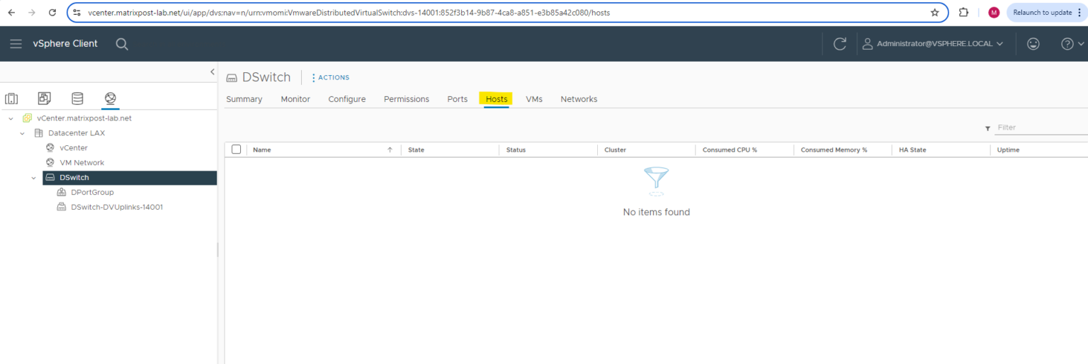 How to deploy a vSphere Distributed Switch in vCenter - .matrixpost.net