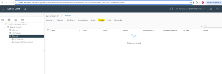 How to deploy a vSphere Distributed Switch in vCenter - .matrixpost.net