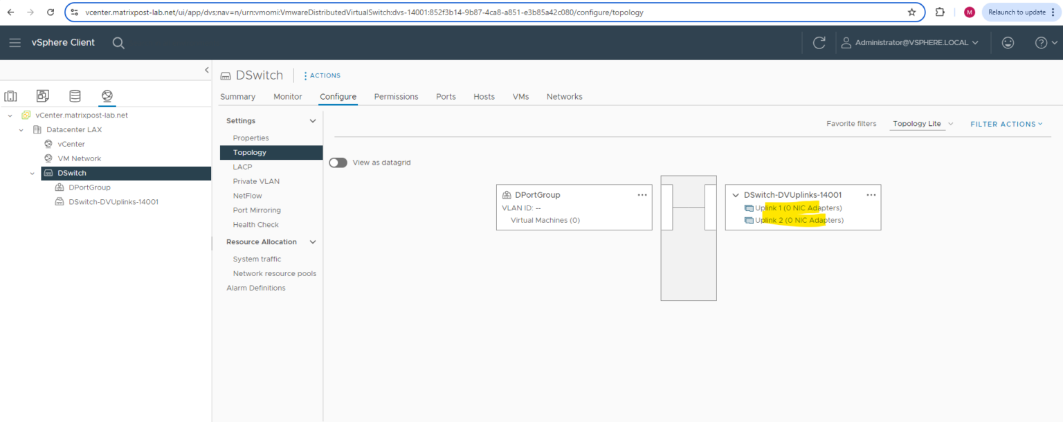 How to deploy a vSphere Distributed Switch in vCenter - .matrixpost.net