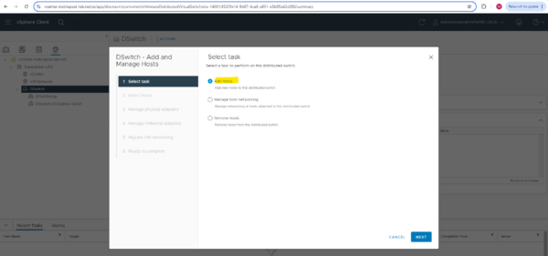 How to deploy a vSphere Distributed Switch in vCenter - .matrixpost.net