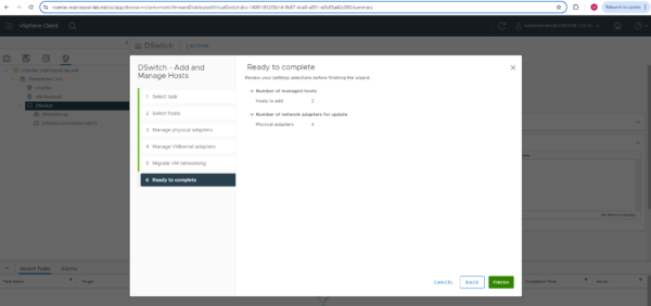 How to deploy a vSphere Distributed Switch in vCenter - .matrixpost.net