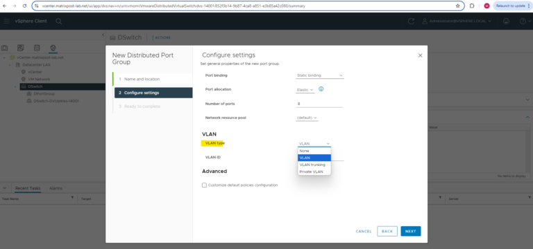 How to deploy a vSphere Distributed Switch in vCenter - .matrixpost.net