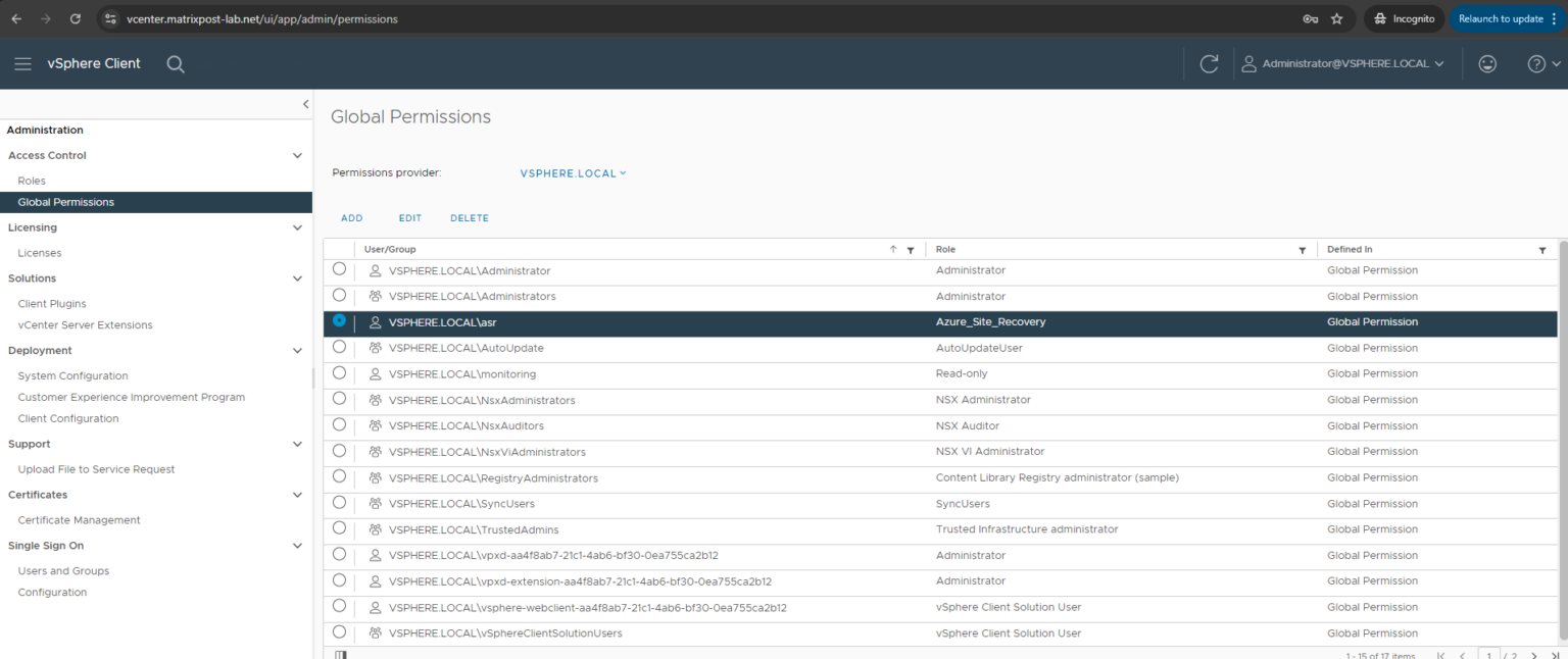 Set up Azure Site Recovery for On-Premise VMware Virtual Machines ...