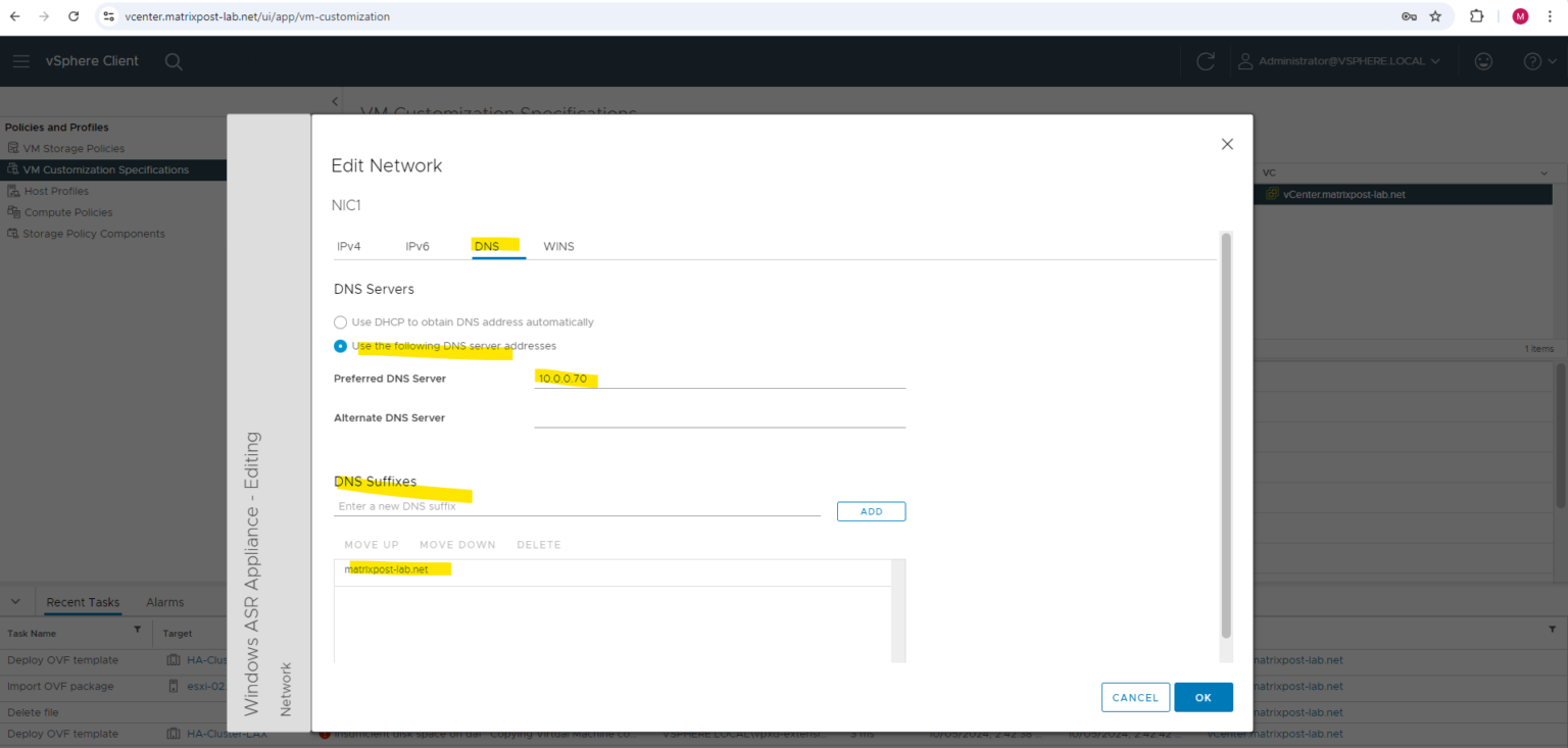 Set up Azure Site Recovery for On-Premise VMware Virtual Machines ...