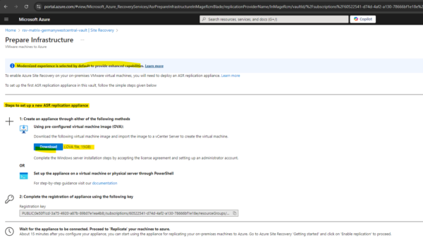 Set up Azure Site Recovery for On-Premise VMware Virtual Machines ...