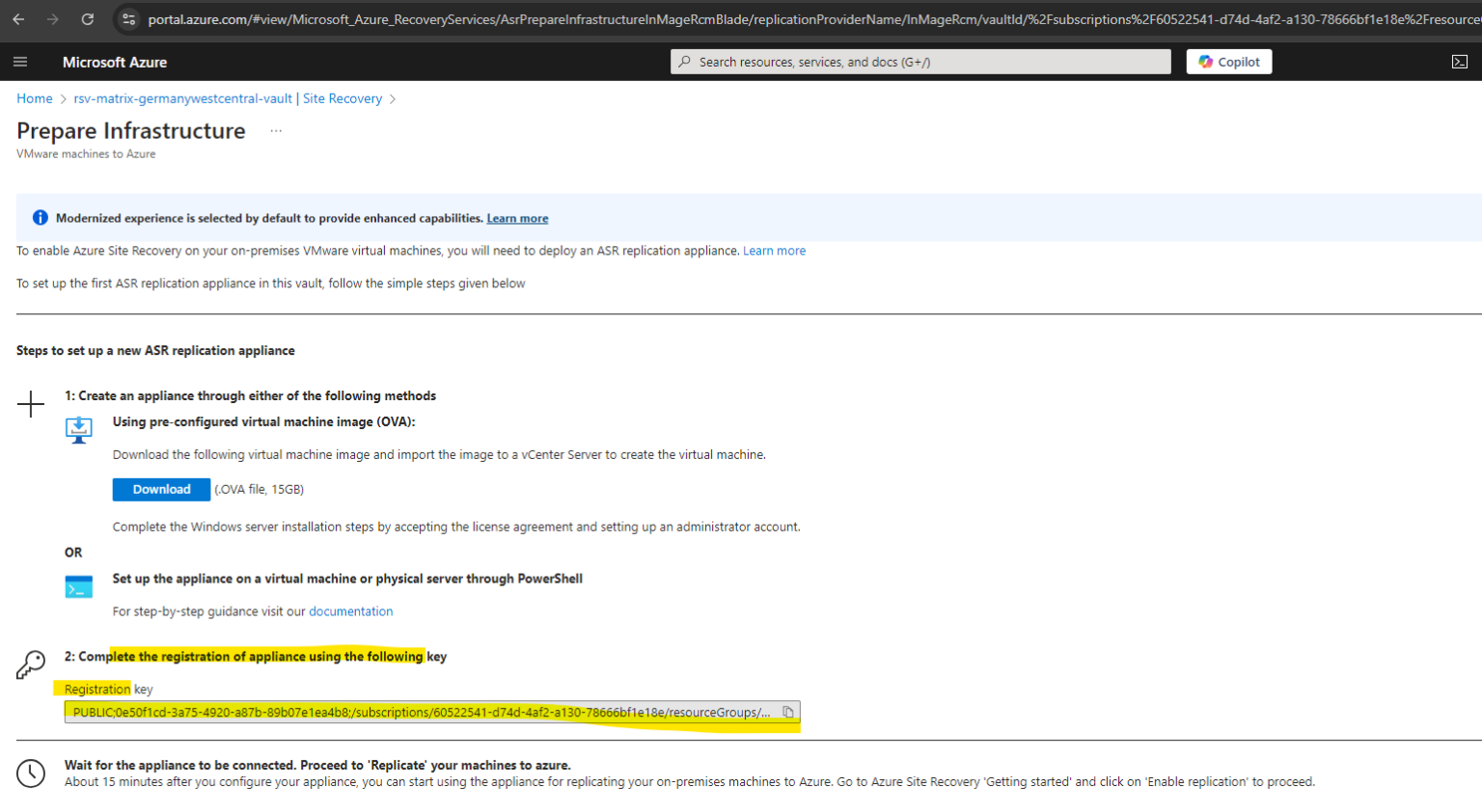 Set up Azure Site Recovery for On-Premise VMware Virtual Machines ...