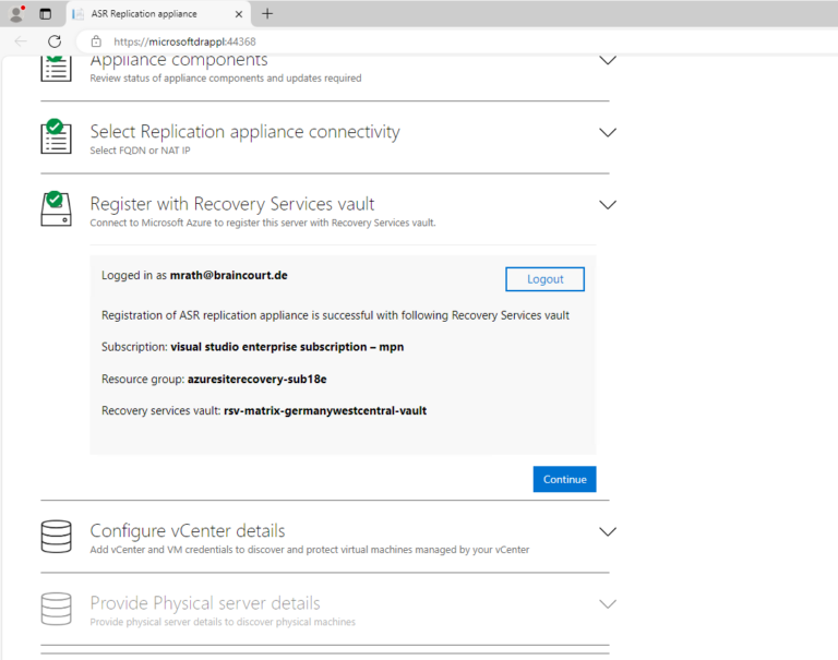 Set up Azure Site Recovery for On-Premise VMware Virtual Machines ...