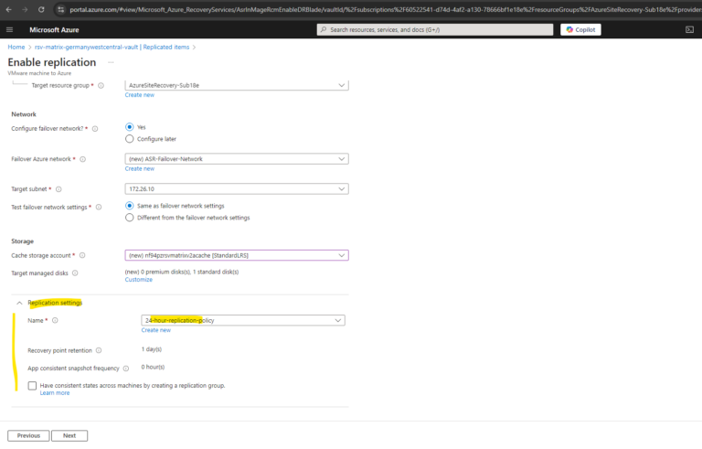 Set up Azure Site Recovery for On-Premise VMware Virtual Machines ...