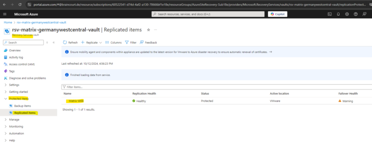 Set up Azure Site Recovery for On-Premise VMware Virtual Machines ...