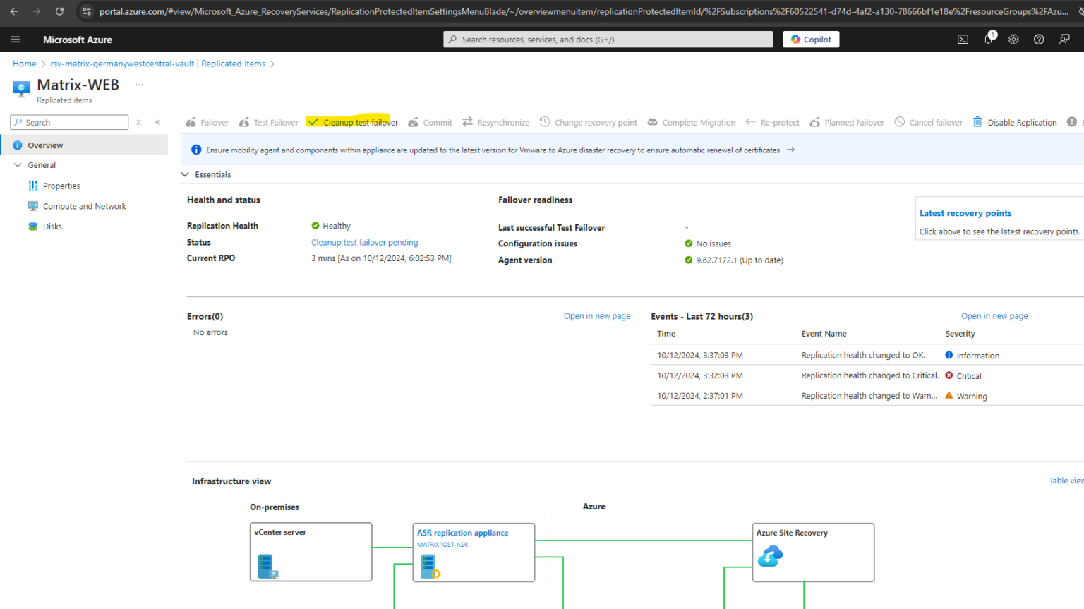 Set up Azure Site Recovery for On-Premise VMware Virtual Machines ...