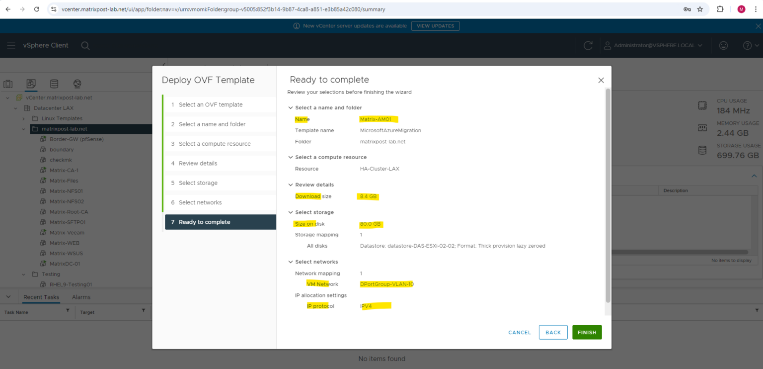 Azure Migrate – How to migrate on-premises VMware vSphere Virtual ...