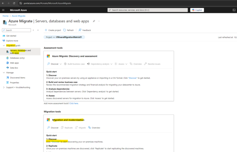 Azure Migrate – How to migrate on-premises VMware vSphere Virtual ...