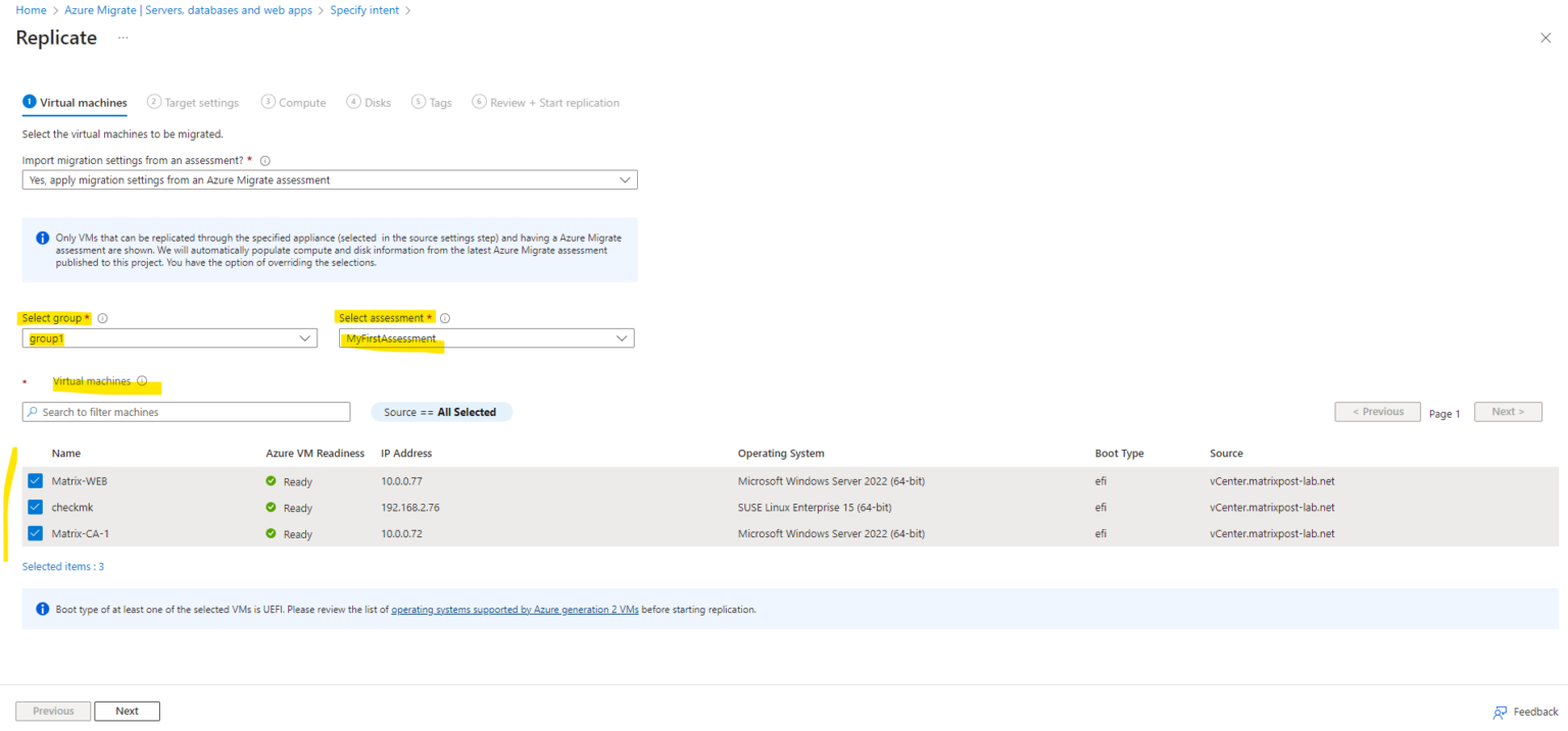 Azure Migrate – How to migrate on-premises VMware vSphere Virtual ...