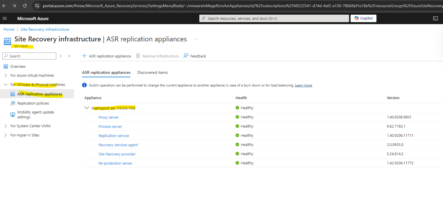 Set up Azure Site Recovery for On-Premise VMware Virtual Machines (Modernized) – Part 4 ...