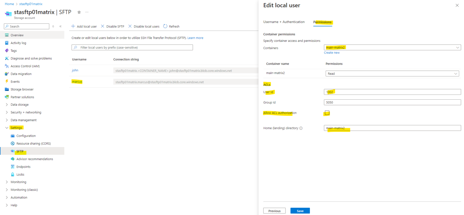 Set up an Azure Storage Account and Blob Storage for SFTP Access - .matrixpost.net