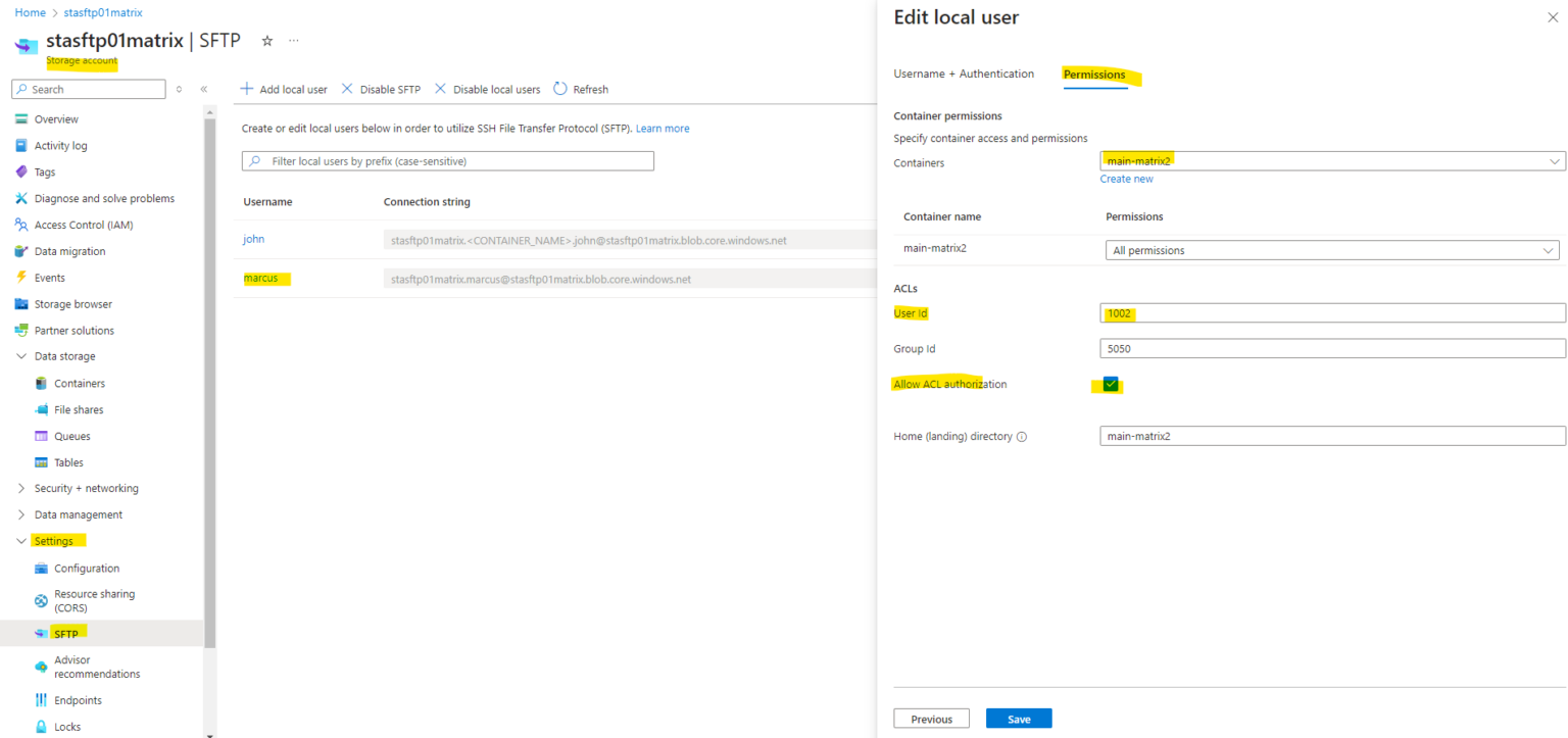 Set Up An Azure Storage Account And Blob Storage For Sftp Access