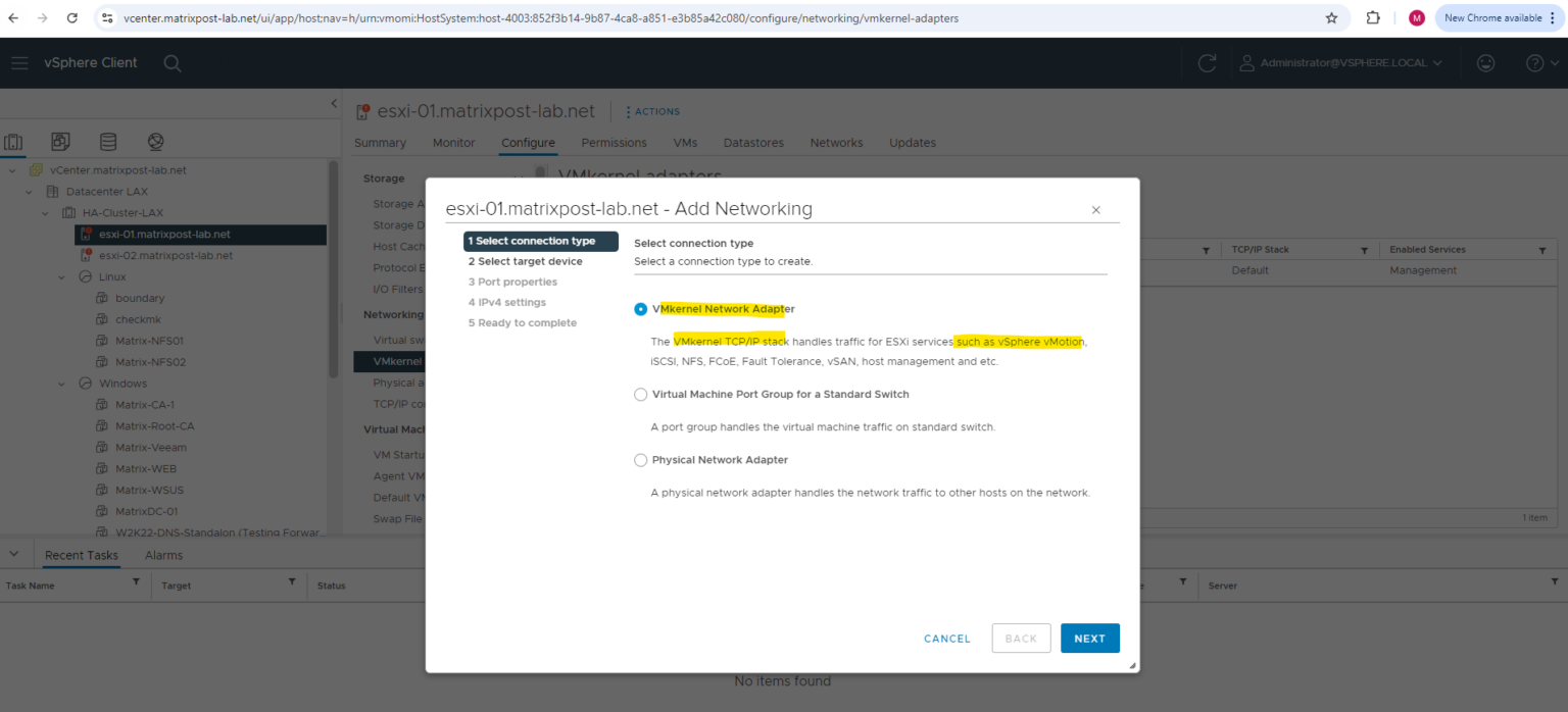 The Vmotion Interface Is Not Configured Or Is Misconfigured On The Source Host