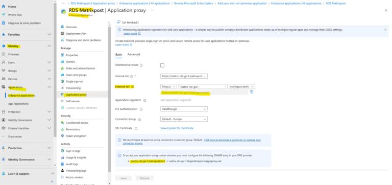 Set Up Microsoft Entra Application Proxy To Publish Remote Desktop Rds 8270