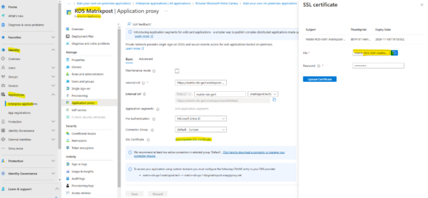 Set up Microsoft Entra Application Proxy to publish Remote Desktop (RDS ...