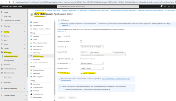 Set Up Microsoft Entra Application Proxy To Publish Remote Desktop Rds