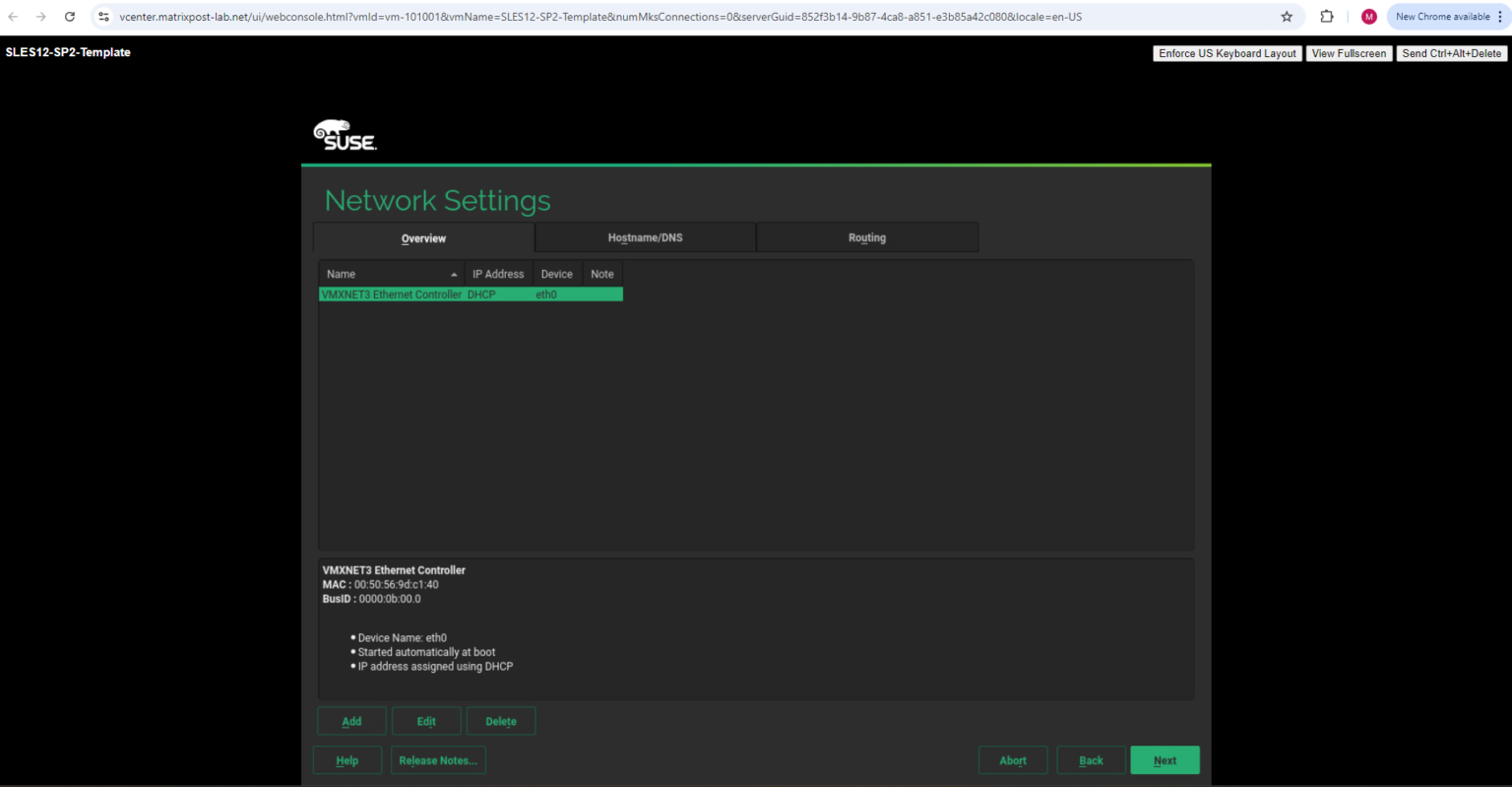 Set up SUSE Linux Enterprise Server 12 - .matrixpost.net