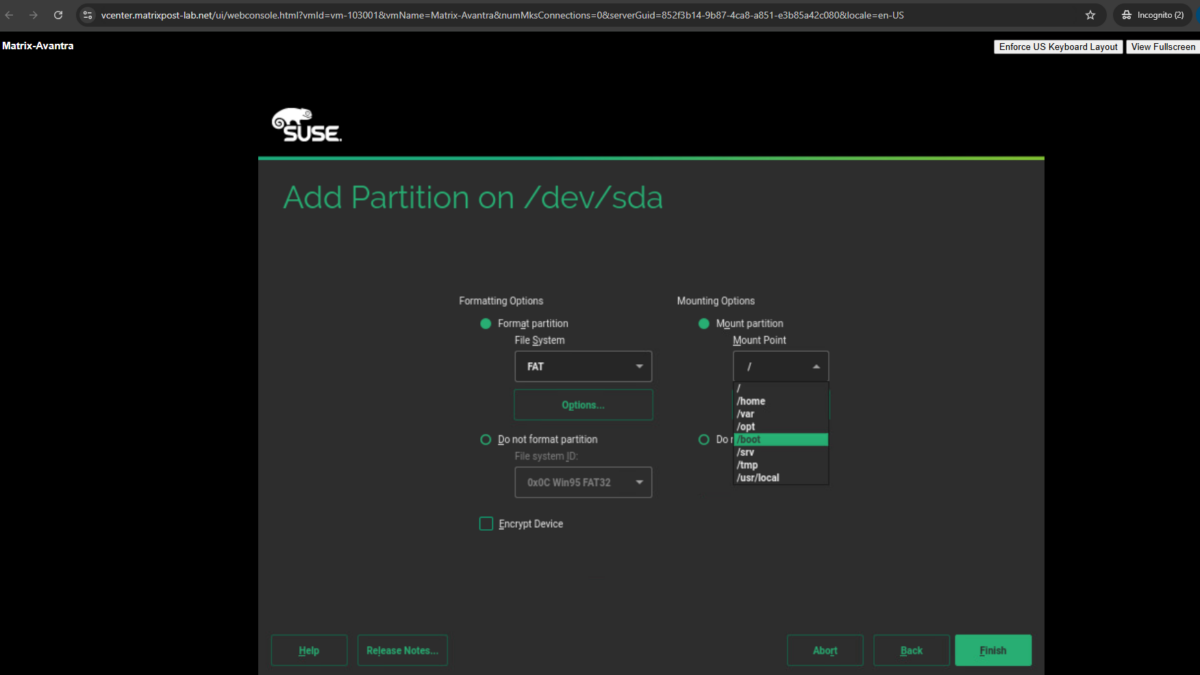 Set up SUSE Linux Enterprise Server 12 - .matrixpost.net