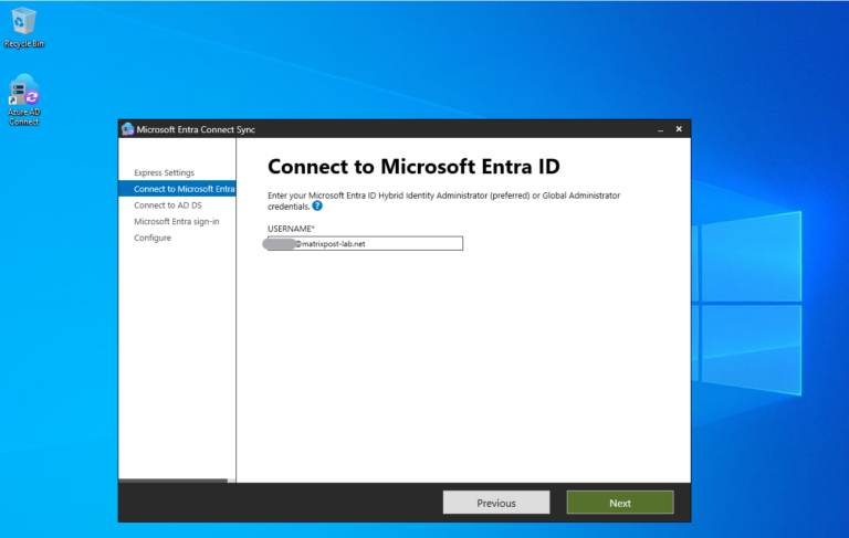 Set up Microsoft Entra Connect - .matrixpost.net