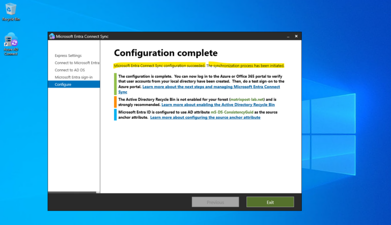 Set up Microsoft Entra Connect - .matrixpost.net