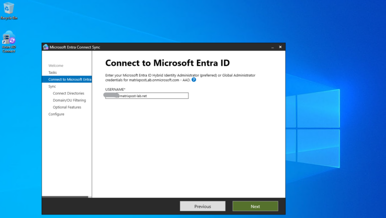 Set up Microsoft Entra Connect - .matrixpost.net