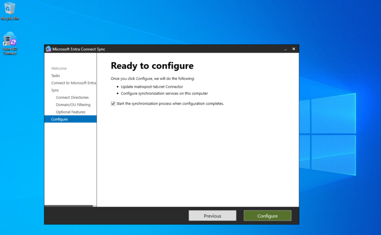 Set up Microsoft Entra Connect - .matrixpost.net