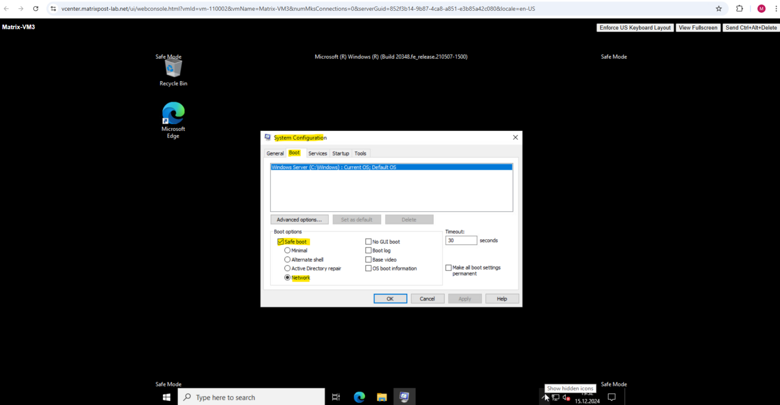 The Utilman.exe Hack combined with Windows Safe Mode to bypass XDR ...