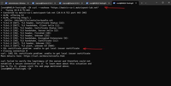 How to install Root Certificates on Linux - .matrixpost.net