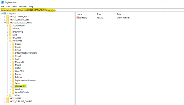 Perform a clean Deinstallation of VMware Tools manually in Windows ...