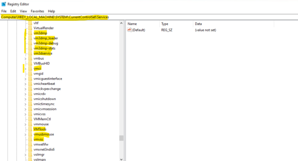 Perform a clean Deinstallation of VMware Tools manually in Windows ...