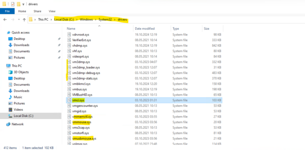 Perform a clean Deinstallation of VMware Tools manually in Windows ...