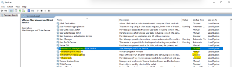 Perform a clean Deinstallation of VMware Tools manually in Windows ...