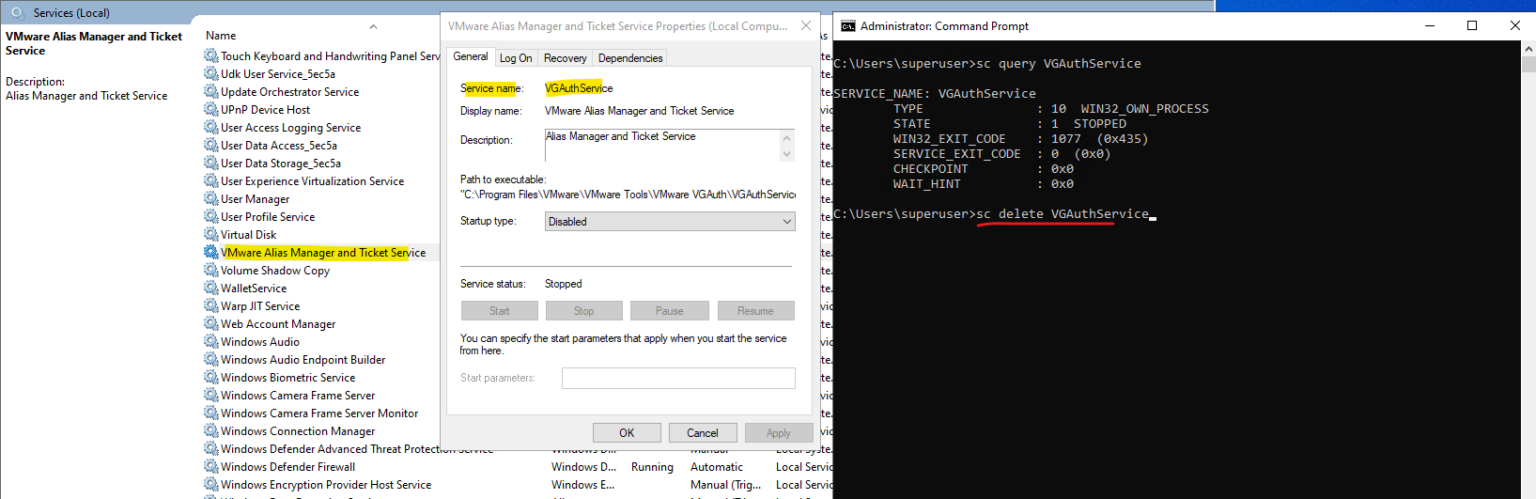 Perform a clean Deinstallation of VMware Tools manually in Windows ...