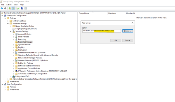 How to enable Remote Desktop by using Group Policies - .matrixpost.net