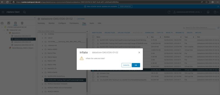 How to change VMware Disk Provisioning (Thick/Thin) afterwards - .matrixpost.net