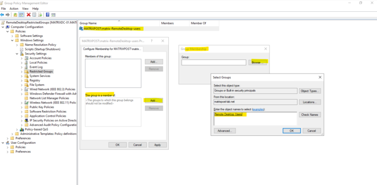 How to enable Remote Desktop by using Group Policies - .matrixpost.net