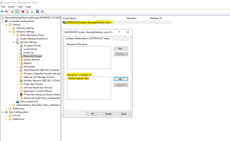 How to enable Remote Desktop by using Group Policies - .matrixpost.net