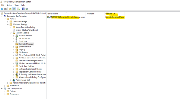 How to enable Remote Desktop by using Group Policies - .matrixpost.net