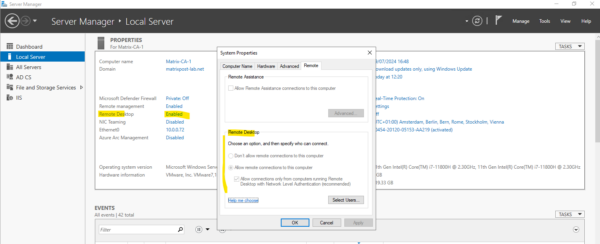 How to enable Remote Desktop by using Group Policies - .matrixpost.net