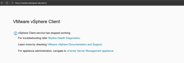 How to update/upgrade vCenter Server (VCSA) by using the vCenter Server ...